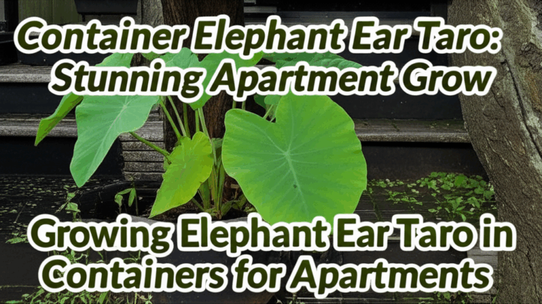 Container Elephant Ear Taro: Stunning Apartment Grow | Foliar Garden