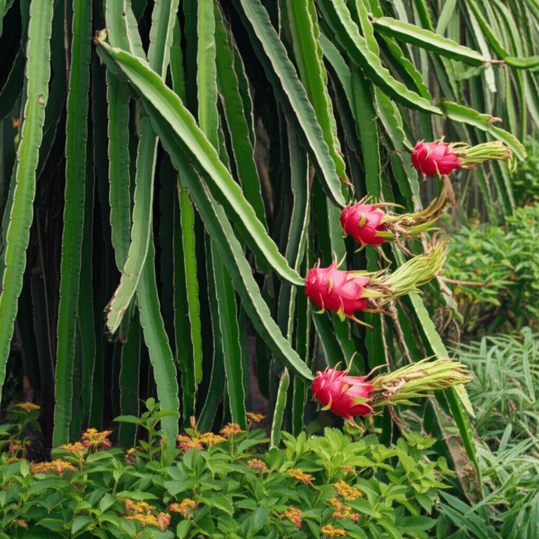 Dragon Fruit Cactus: Stunning Native Plant Growth | Foliar Garden
