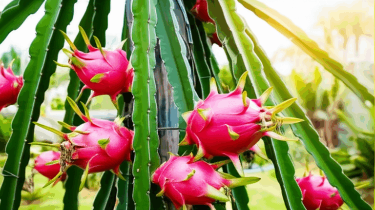 Dragon Fruit Cactus: Stunning Tropical Garden Guide | Foliar Garden