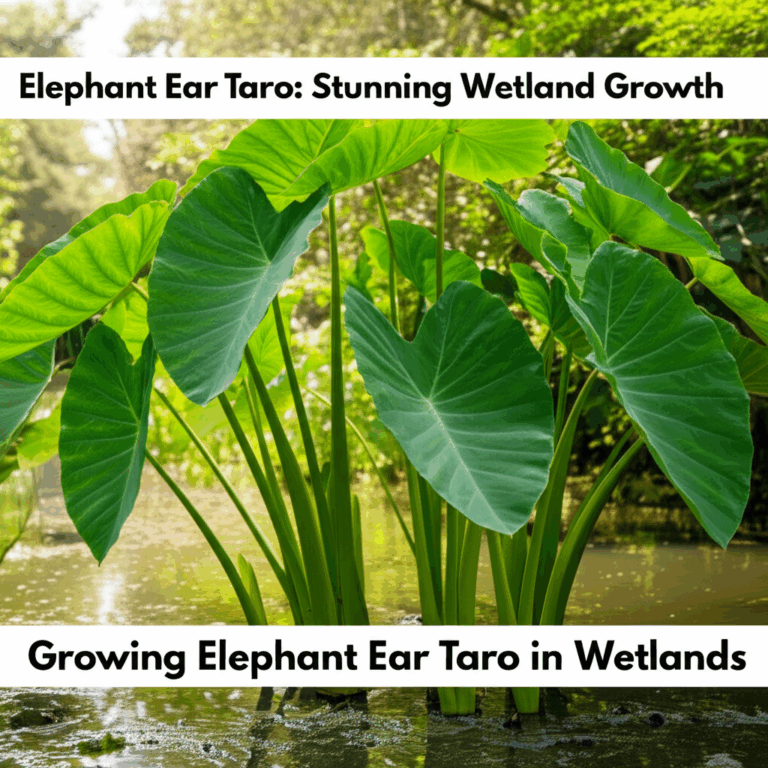 Elephant Ear Taro: Stunning Wetland Growth | Foliar Garden