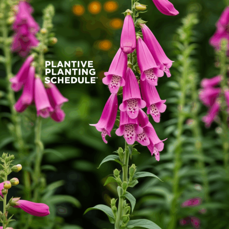 Foxglove Beardtongue: A Pollinator Planting Schedule for Abundant Blooms