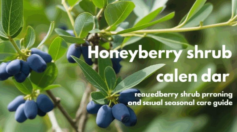 Honeyberry Shrub Pruning Calendar & Seasonal Care Guide: A ...