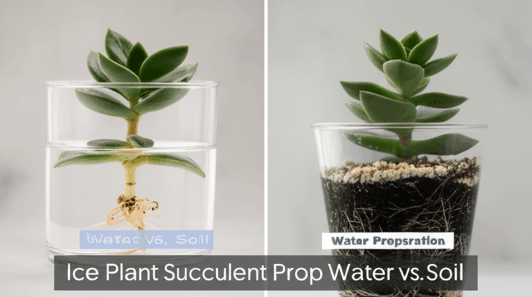 Propagating Ice Plant Succulents: A Deep Dive into Water vs. Soil Methods
